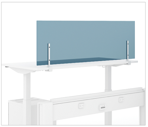 Privacy Screen with Desktop Clamp - Bay Area Office Solutions
