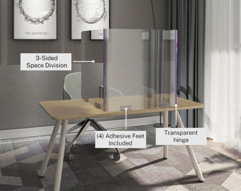 Folding Desk Screens - Bay Area Office Solutions